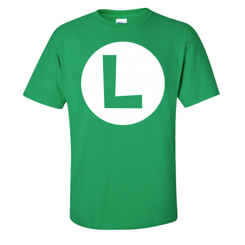 Luigi T-Shirt (Personalise Me) - Fresh Prints | Specialising in Design ...